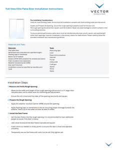 Installation Instructions - Vector Windows